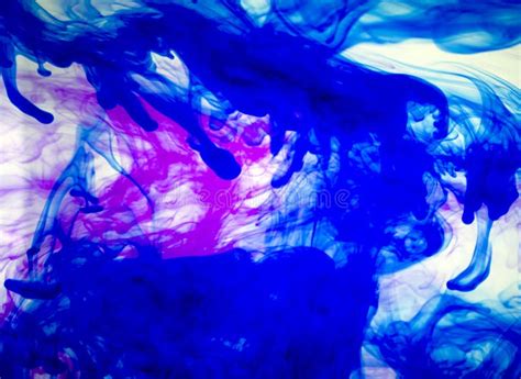 Diffusion Of Ink Stock Image Image Of Floating Dissolving