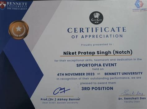 Niket Singh On Linkedin Thrilled To Announce My 3rd Position In The Sportopia Codathon 🏆🚀