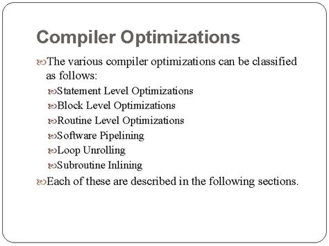 Parallel Computing Explained Scalar Tuning Slides Prepared From