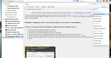 How To Install Tiny Tiny RSS In Ubuntu Google Reader Alternative You Can Use On Your Server