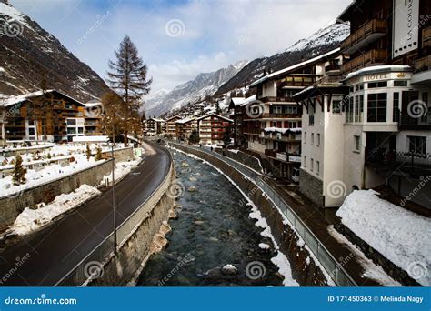 Zermatt Beautiful Little Swiss Village At The Foot Of Matterhorn