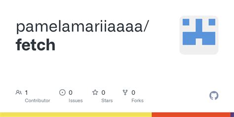GitHub Pamelamariiaaaa Fetch