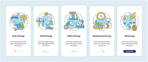 Carbon Emissions Onboarding Mobile App Page Displaying Key Concepts Vector Mobile Site