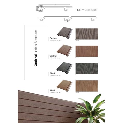 Jual Plaswood Ceilling Cladding Wpc Plafond Dinding Wood Panel