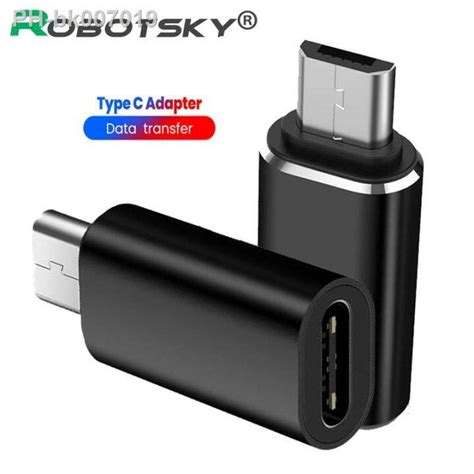 Type C To Micro USB Adapter Male To Female Android Phone Charging Data Transfer Converter USB C