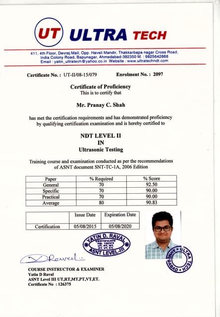 Asnt Level Ii In Ultrasonic Testing Pdf