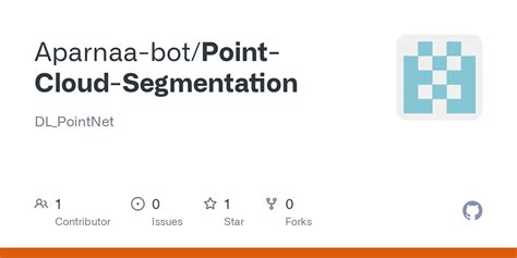GitHub Aparnaa Point Cloud Segmentation DL PointNet