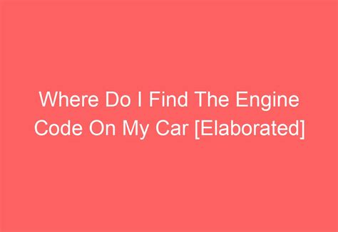 How To Fix 7eb Engine Code [answered] Automotiveglory