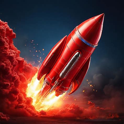 Red Rocket Liftoff Images Free Download On Freepik