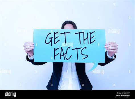 Handwriting Text Get The Facts Business Approach Look For The Truth Of Certain Events Evidences