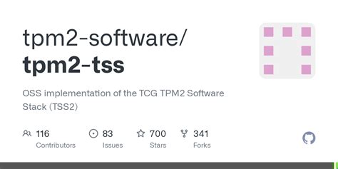 GitHub Tpm Software Tpm Tss OSS Implementation Of The TCG TPM Software Stack TSS