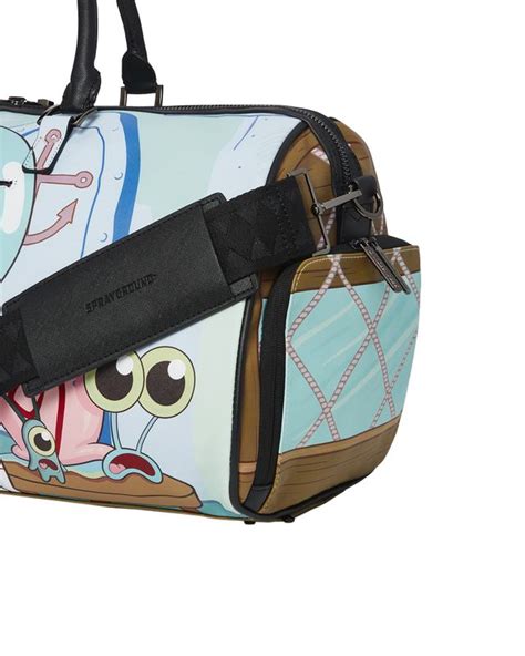 Price Low To High Sprayground Duffel Spongebob Shark Crew Emperor Duffle