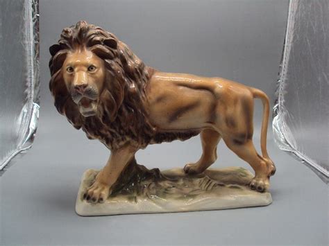 Фігура кераміка статуетка германія Sitzendorfer Porcellain Works лев висота 27 см No52 — ціна