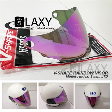 Index V Shape Rainbow Visor Shopee Malaysia