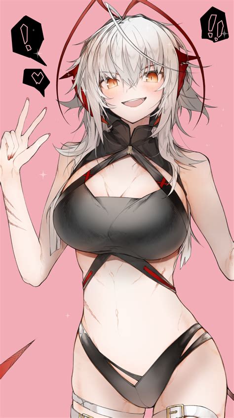 W Arknights Drawn By Ekuesu Danbooru