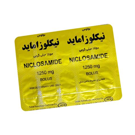 قیمت و خرید بولوس ضدانگل حیوانات مدل نیکلوزاماید بسته 10 عددی