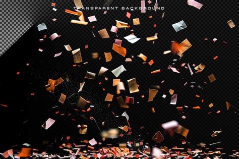 Premium Psd Confetti Overlay