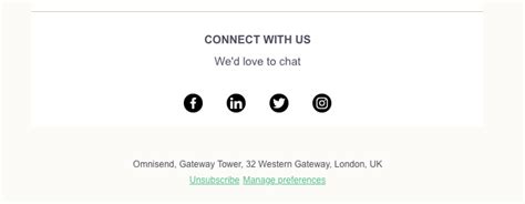 The Best Tips To Create An Email Footer 10 Examples