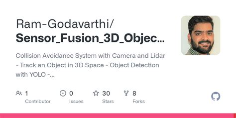 GitHub Ram Godavarthi Sensor Fusion D Object Tracking Lidar Camera Collision Avoidance