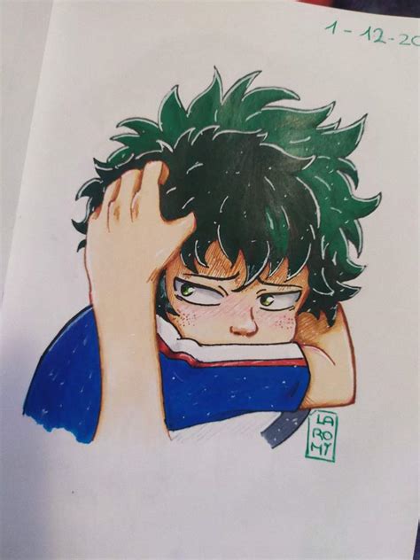 Fan Art Of Deku Blushing