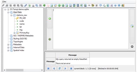 Dominoc925 Using Spatialite Gui To Create A Point Geometry Table From