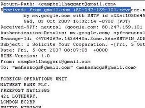 How To Determine The IP Address Of A Email Internet Gadget Hacks