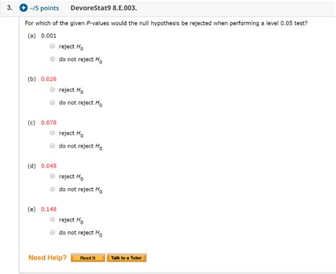 Solved 3 5 Points Devorestat9 8 E 003 For Which Of The