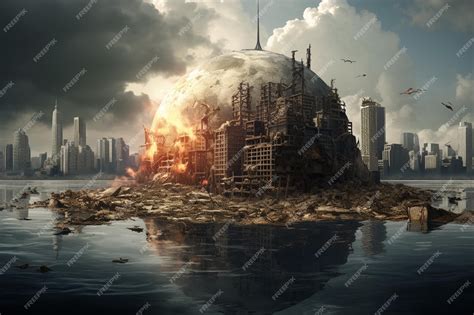 Premium Photo Perfect Example Of Global Warming Effect