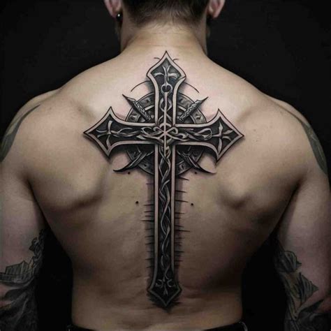 45 Unique Back Cross Tattoos For Men With Deep Meanings Big Cross