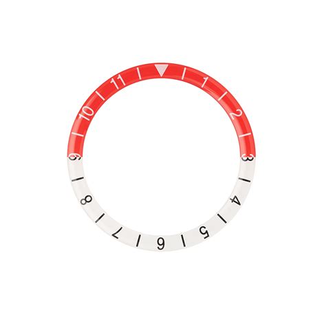 Skx007srpd Glass Bezel Insert Dual Time Style Redwhite Namokimods