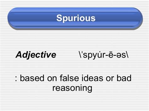 Spurious Meaning