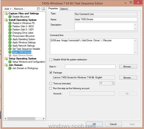 SCCM OSD Apply Driver Packages Without Importing Them To The Database Configuration