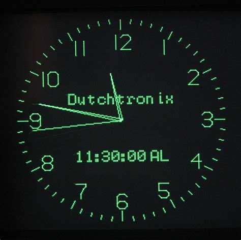 Avr Scope Clock