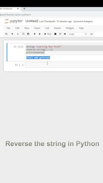 Reverse the string in Python? #shorts #python - YouTube