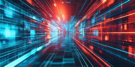 A Futuristic Colorful Abstract Background Featuring Pulsating Digital Waveforms The High