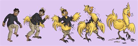 Chocobo Ff7 Chocobo Art Black Chocobo Character