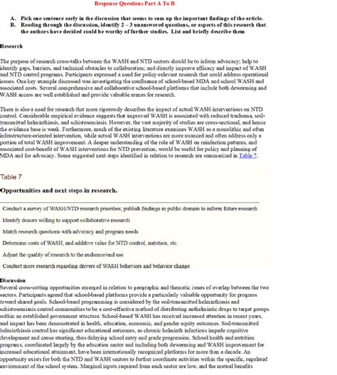 solved response questions part a to b a b pick on e