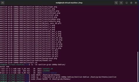 Thème Grub Personnaliser Grub