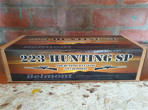 223 Rem 62gr Sp 250 Belmont Ammunition