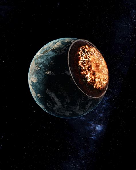 Exploding Earth Scenes Cgtrader