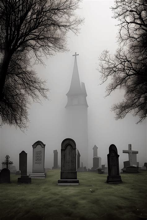 Foggy Graveyard At Emil Bentley Blog