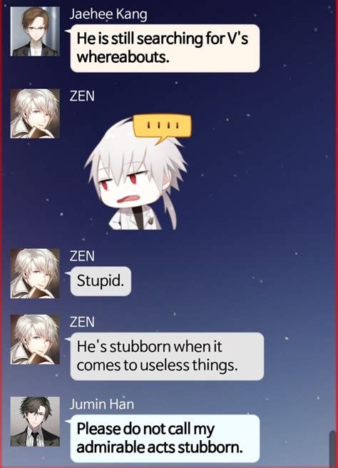 Jumin Needed Mc More In The Secret Endings Timeline R Mysticmessenger