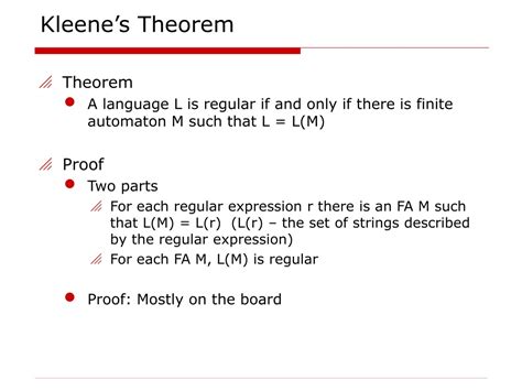 Ppt Introduction To Kleenes Theorem And Pumping Lemma In Cs Theory Powerpoint Presentation