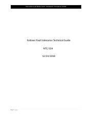 Failover Clustering Fault Tolerance Technical Guide Docx FAILOVER CLUSTERING FAULT TOLERANCE