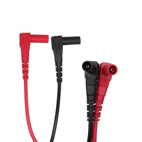 1 Pair Meter Alligator Clip Test Cable Lead Connec Grandado