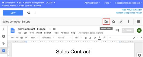 Move Documents Or Folders To A Different Folder Aodocs Knowledge Base