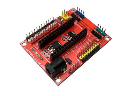 expansion shield breakout board for arduino nano electronics lab