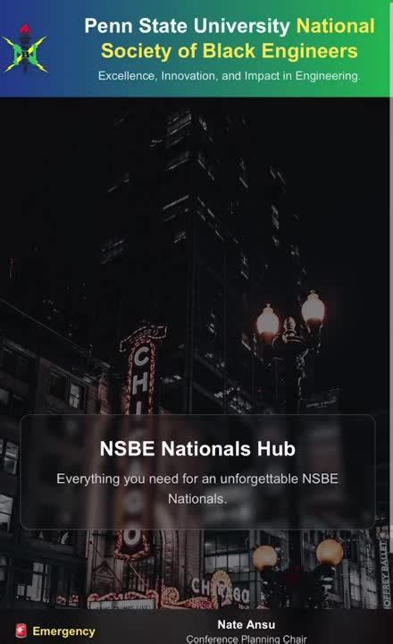 Nsbe Nsbegold Webdev Reactjs Pennstate Networking Caleb J