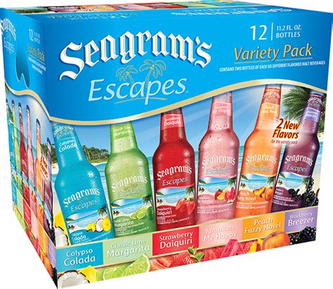 Seagrams Escapes Variety Pack Wine Coolers Drinks Boozy Drinks