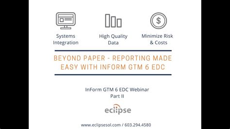 InForm Reporting Functionality Overview YouTube